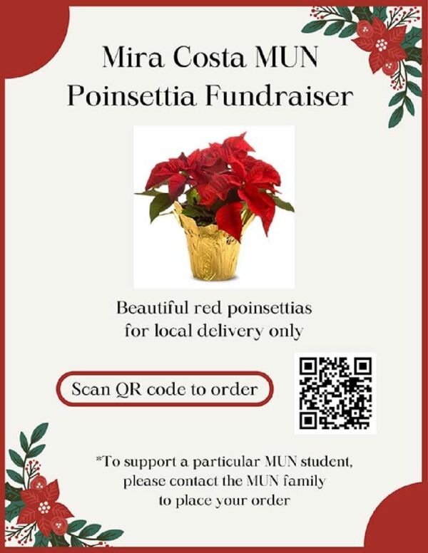 2023 MUN poinsettia fundraiser flyer - MBX Foundation